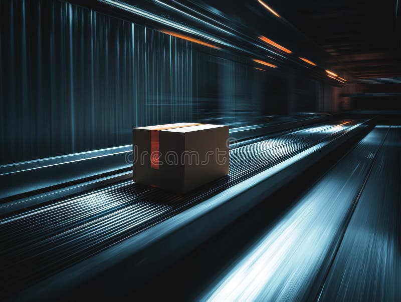 Dynamic Motion Capture of Delivery Box in Industrial Environment Stock ...