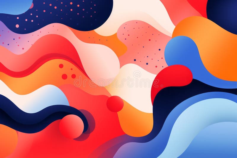 Dynamic Motion Graphics Background Stock Illustration - Illustration of ...