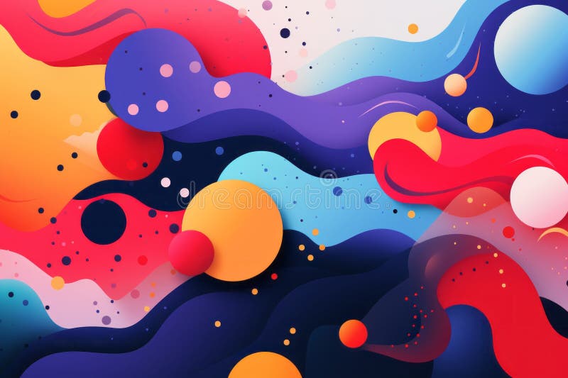 Dynamic Motion Graphics stock illustration. Illustration of banner ...