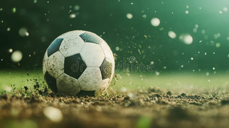 Dynamic Motion of a Soccer Ball on a Grass Field during an Intense Game ...
