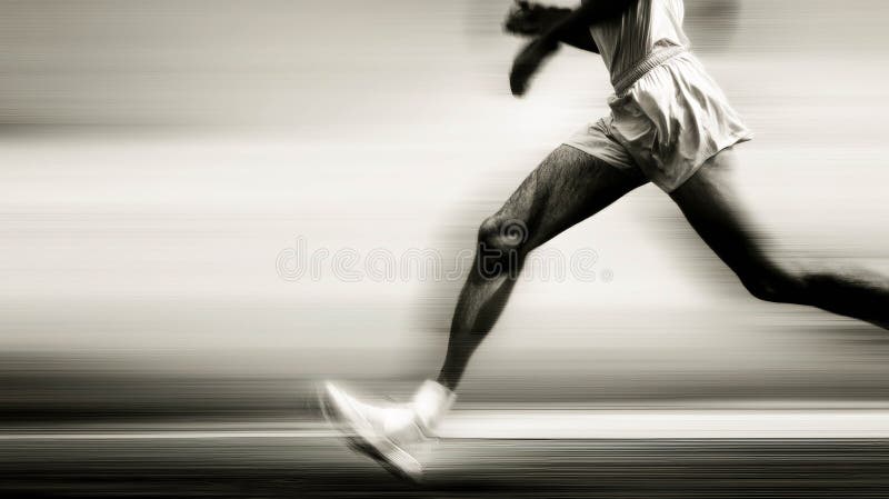 Dynamic Movement Captured Unique Perspective Runner Motion Stock Photos ...