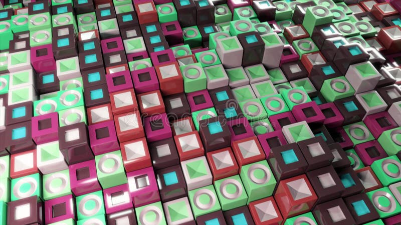 The Dynamic Movement of Texture Banding and Resizing. Animation Stock ...