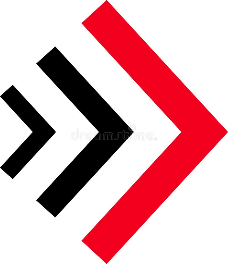 Dynamic Moving Arrow Symbol Isolated on Transparent Background. Speed ...