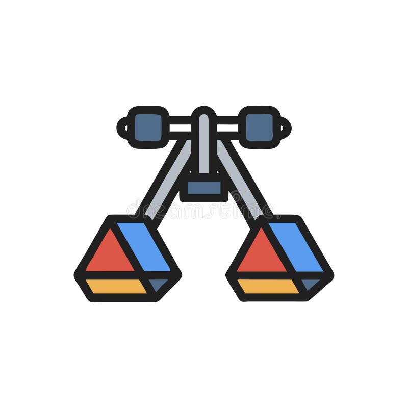 Dynamic Multi-Angle Olympic Lifting Block Icon Stock Illustration ...