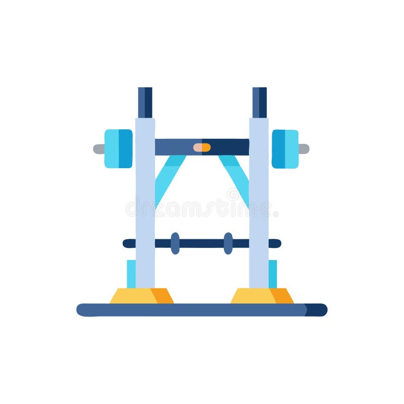 Dynamic Multi-Angle Weighted Squat Trainer Stock Illustration ...