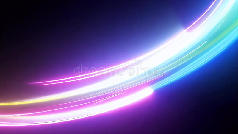 Dynamic Multi-colored Light Strips with Smooth Movement Stock Video ...
