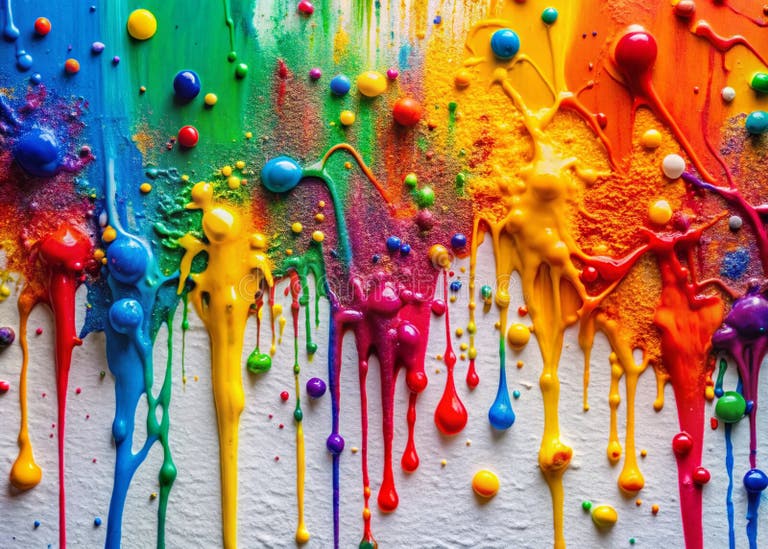 Dynamic Multicolor Paint Splatter Background a Captivating Texture for ...