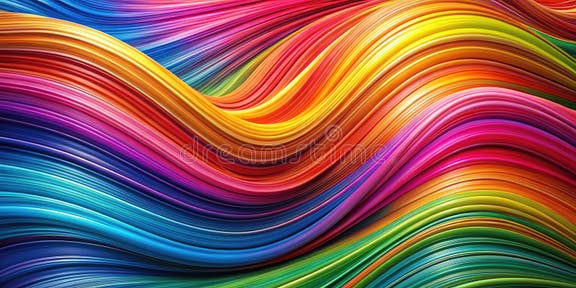 Dynamic Multicolor Wave Pattern a Vibrant Abstract Background for ...