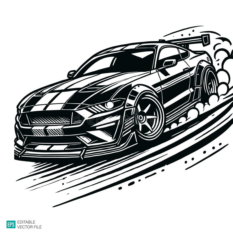 Drift Car Project Stock Illustrations – 113 Drift Car Project Stock ...