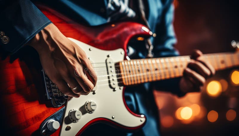 Dynamic Music Band Performing on Concert Stage with Captivating Blurred ...