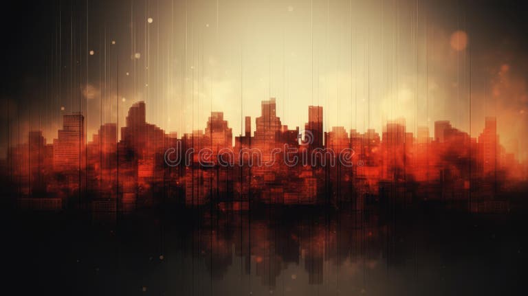 Dynamic Music Equalizer Loop with Pulsating Bars Against Gritty Urban Background Stock ...