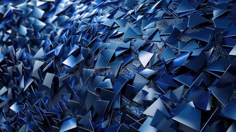 Dynamic Navy Blue and Silver Abstract Pattern, Pixelated Digital Design ...