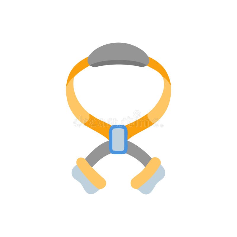 Dynamic Neck Harness Icon for Workouts Stock Image - Illustration of ...