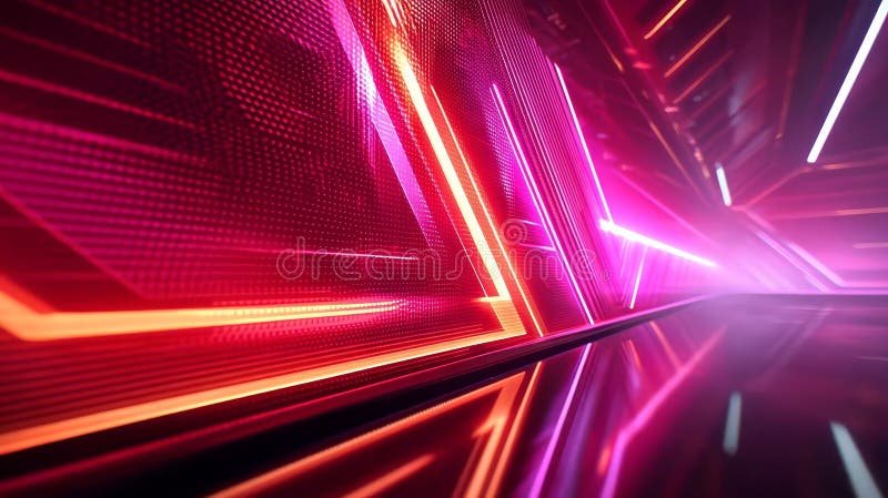 Dynamic Neon Abstract Background with Vivid Light Effects for Modern ...