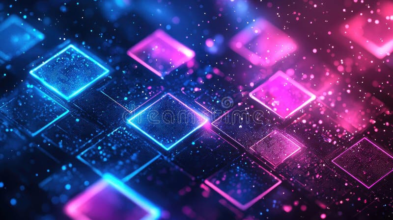 Dynamic Neon Patterns Abstract Art Digital Studio Vibrant Colors Close ...