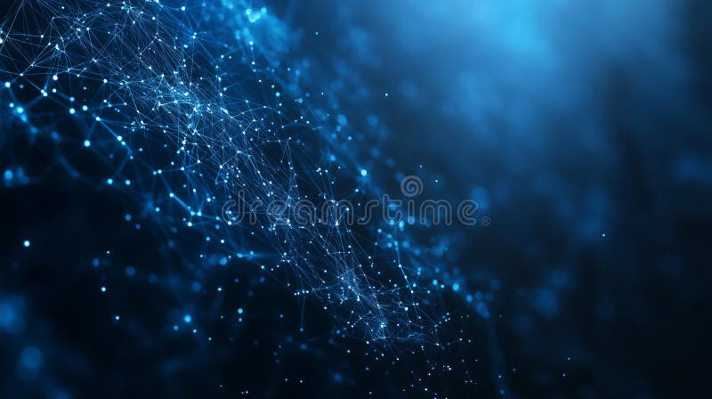 Dynamic Network of Connected Points Creates an Abstract, Immersive ...