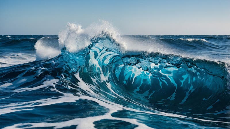 A Dynamic Ocean Wave Capturing the Natural Movement and Texture of the ...