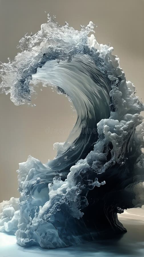 Dynamic Ocean Wave with Intricate Details and Textures Captured in ...