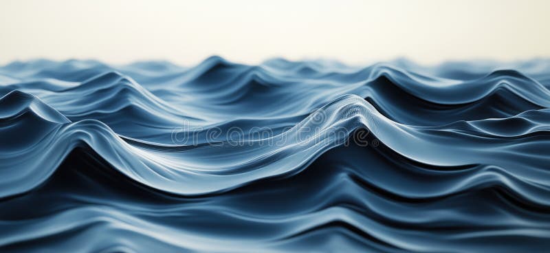 Dynamic Ocean Waves with Smooth Textures and Gradients, Showcasing ...