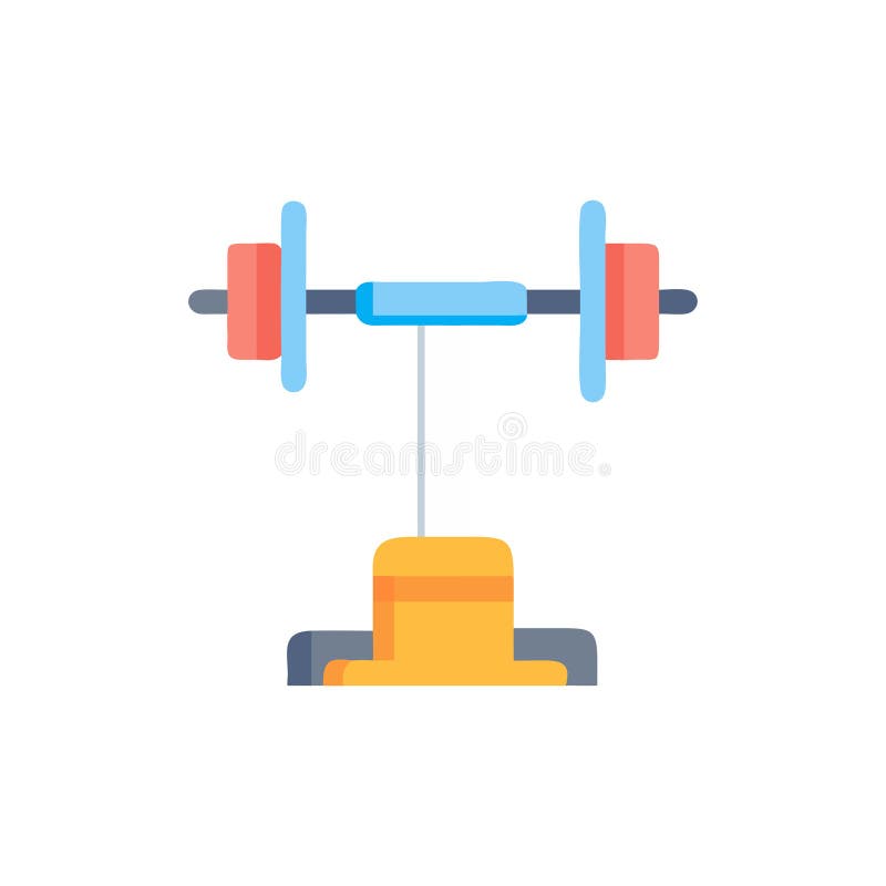 Dynamic Olympic Bar Jack Icon Stock Photo - Illustration of lifting ...