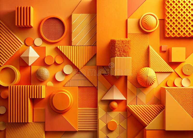 Dynamic Orange Abstract Web Banner Modern Design for Engaging Digital ...