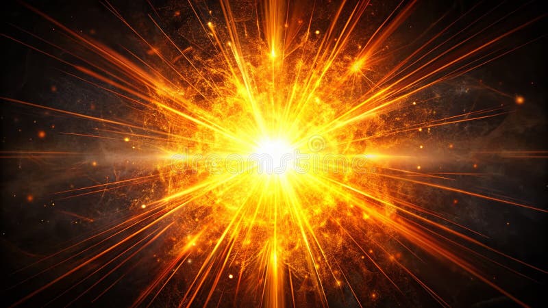 Dynamic Orange Burst of Energy an Abstract Background Design Featuring ...