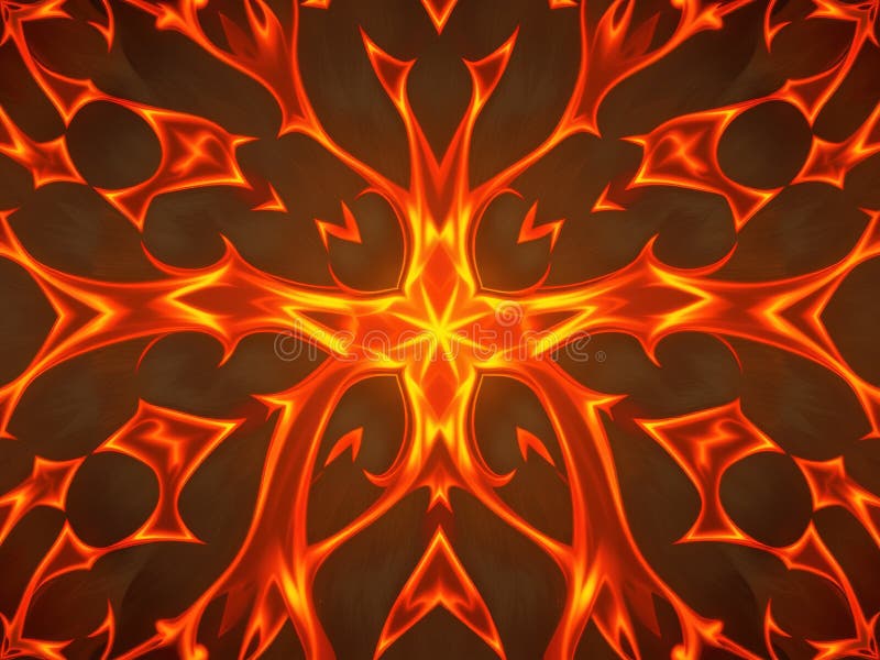Dynamic Orange Fire Geometric Pattern Background a Modern Design ...