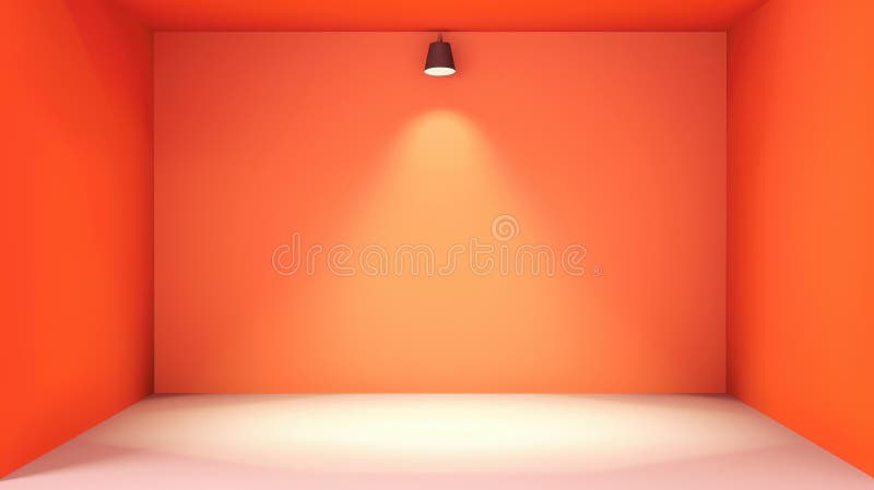 Dynamic Orange Gradient Background with a Central Spotlight Effect ...
