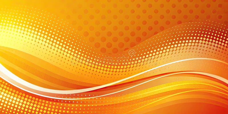 Dynamic Orange and Yellow Gradient Banner with Abstract TiltShift ...