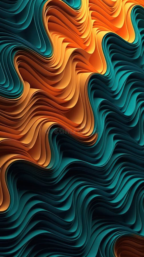 Dynamic Overlapping Lines And Curves Abstract Design Stock Illustration Illustration Of