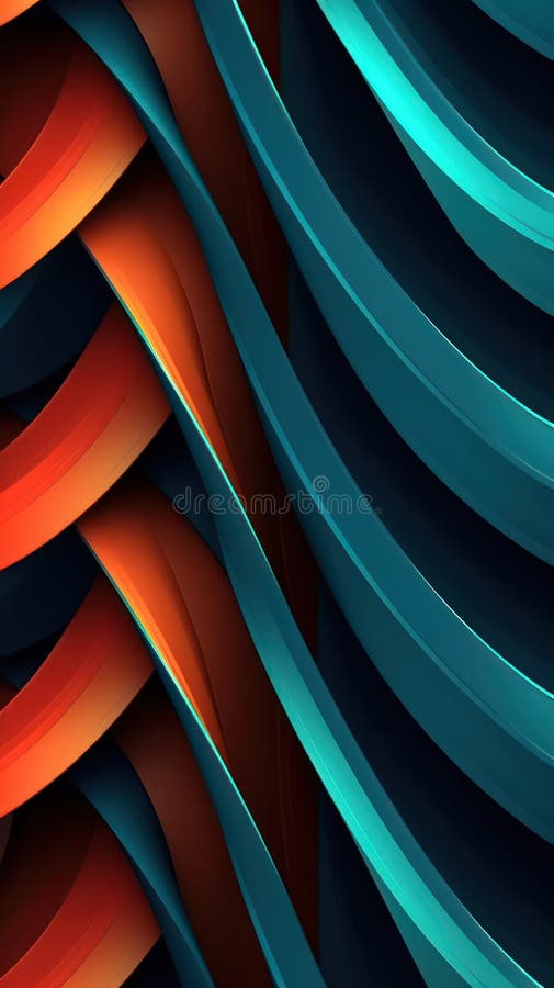 Abstract Design with Overlapping Layers and Translucent Elements AI ...