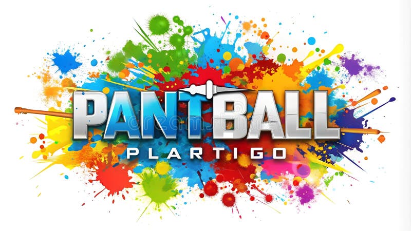 Dynamic Paint Splatter Logo for Paintball Enthusiasts Generative AI ...