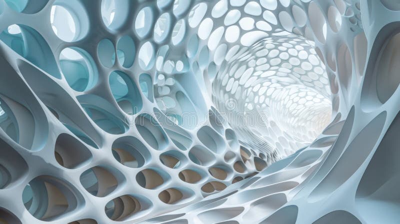 A Dynamic Paper Installation Featuring an Array of Layered and ...