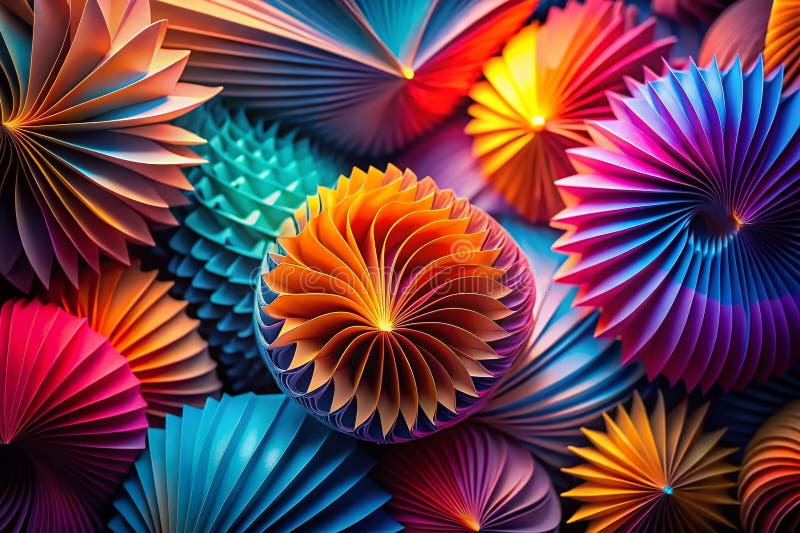 Dynamic Paper Sculptures Exploring Abstract Depth and Movement in ...
