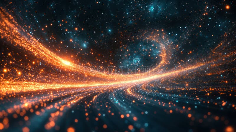 Dynamic Particle Trails: a Vibrant Display of Motion and Energy ...