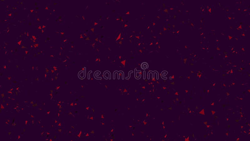 Dynamic Pattern Background of Red Tiny Polygons that Twist and Turn ...