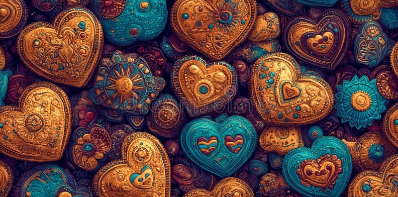 Dynamic Pattern Featuring Vintage Flowers for Bright Designs Stock ...