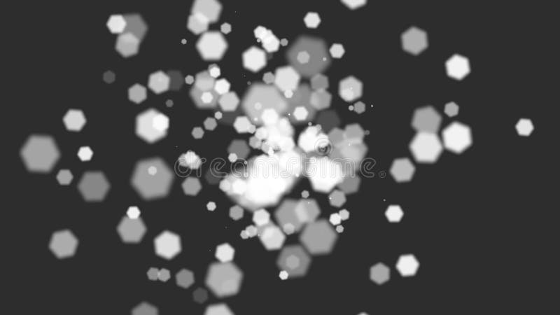 Dynamic Pattern Floating White and Black Dots in Circular Formation ...