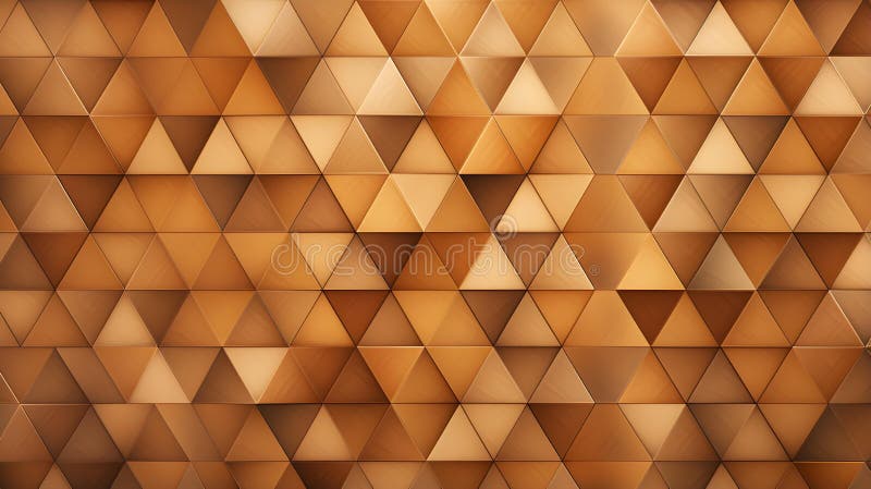 Dynamic Pattern of Light Brown Triangles. Futuristic Wallpaper Stock ...