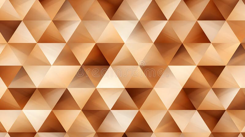 Dynamic Pattern of Light Brown Triangles. Futuristic Wallpaper Stock ...