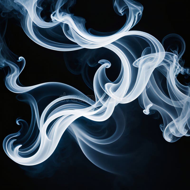 Dynamic pattern of Smoke stock photo. Image of blue - 309961258