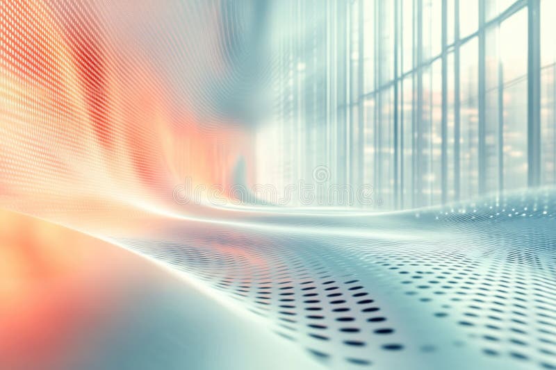 Dynamic Patterns of Light and Color Illuminate a Futuristic ...