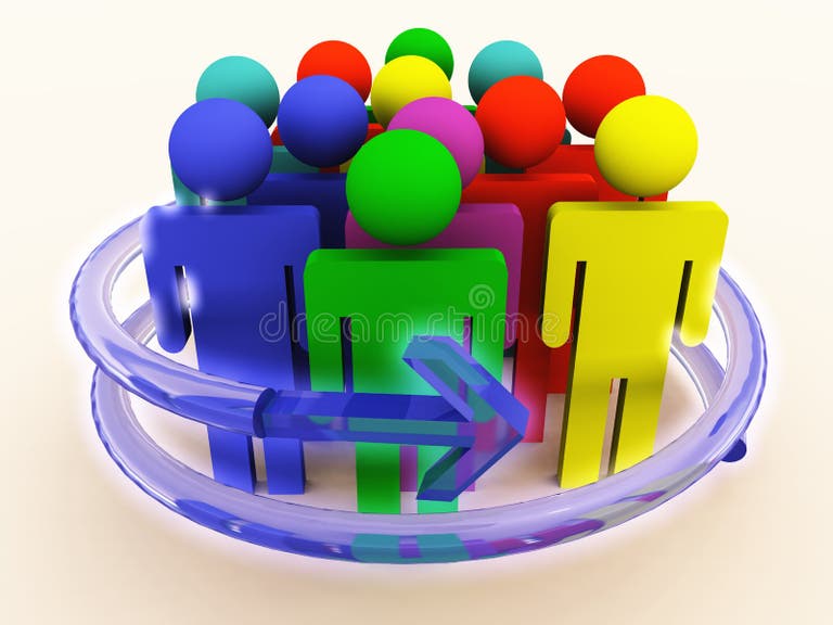 Dynamic people stock illustration. Illustration of person - 22499760