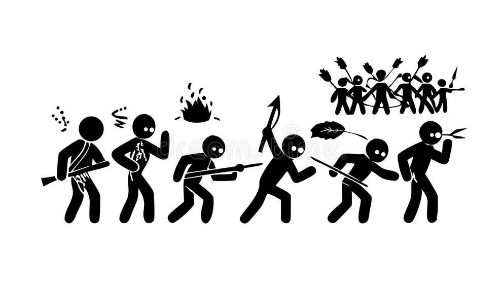 Argument Conflict Silhouette Icon Art Stock Illustrations – 25 Argument ...