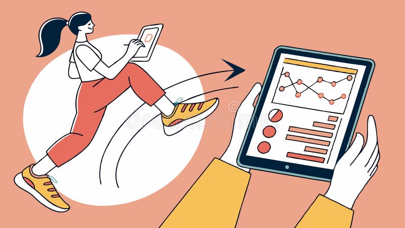 Dynamic Person Leaping Towards Mobile Data for Growth, Vector Design ...