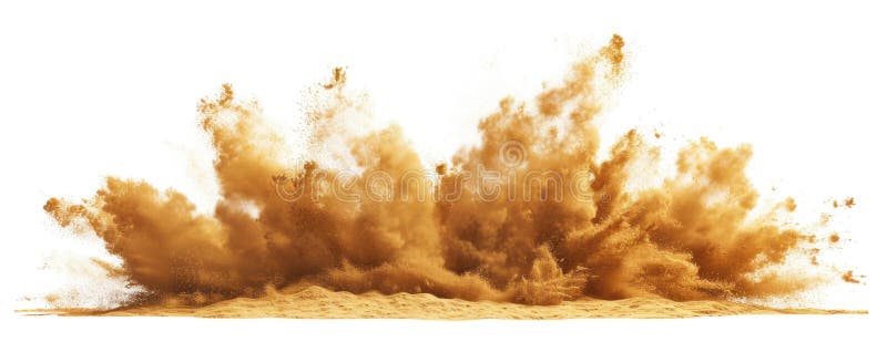 Dirt Explosions in the Air Sand Explosion Stock Image - Image of ...