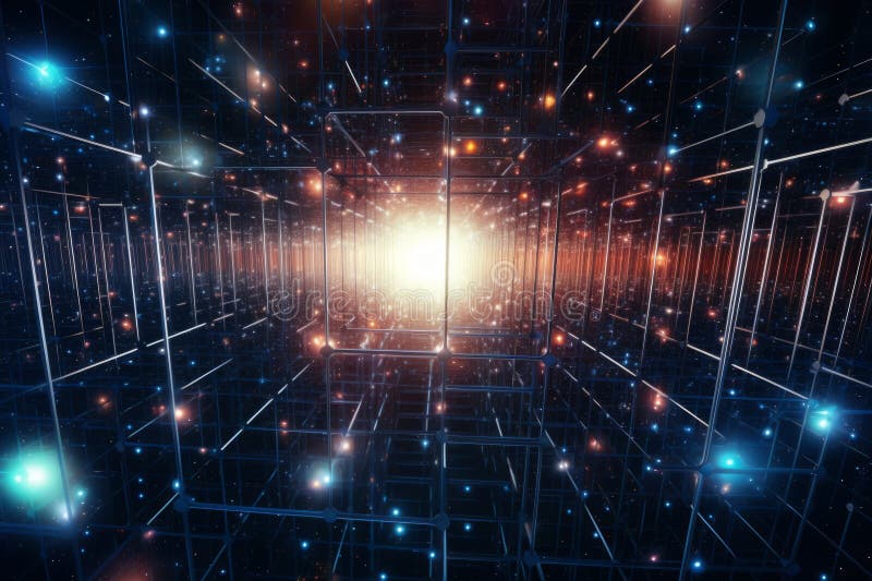 A Dynamic Photo of a 3D Grid Structure Expanding and Contracting in ...