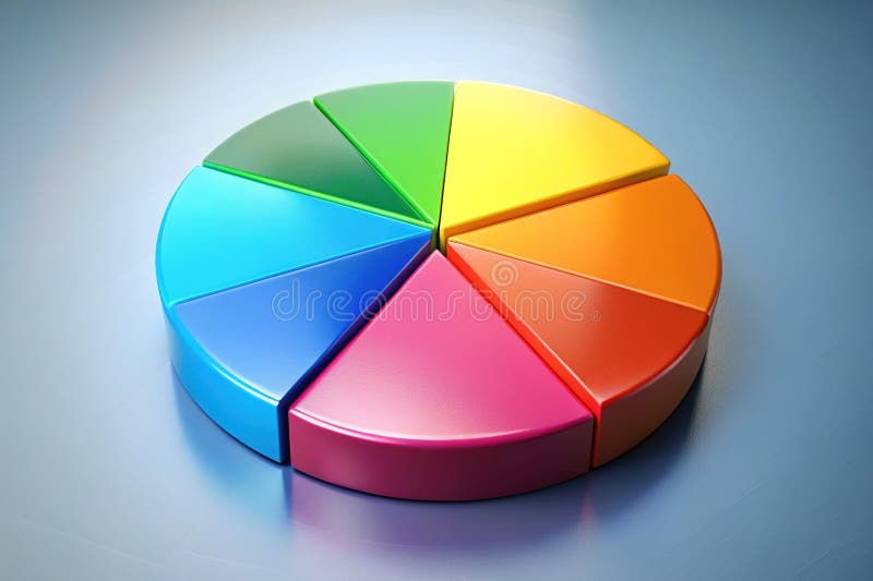 Visualizing Data Distribution with a Vibrant 4Section Pie Chart a ...