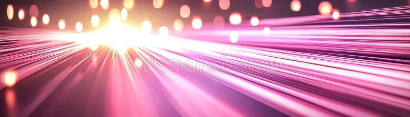 Dynamic Pink Light Streaks Across Dark Background, Vivid Contrast Vivid ...