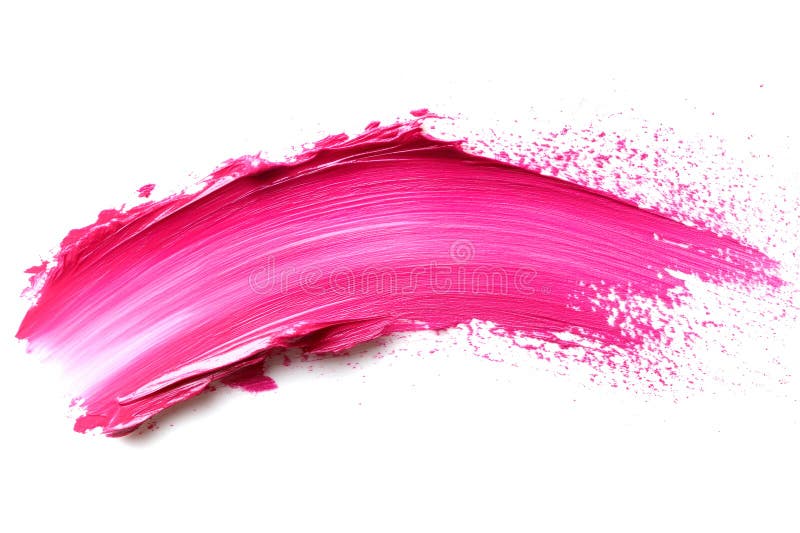 Dynamic Pink Paint Stroke Creating Bold Artistic Effect Stock Photos ...